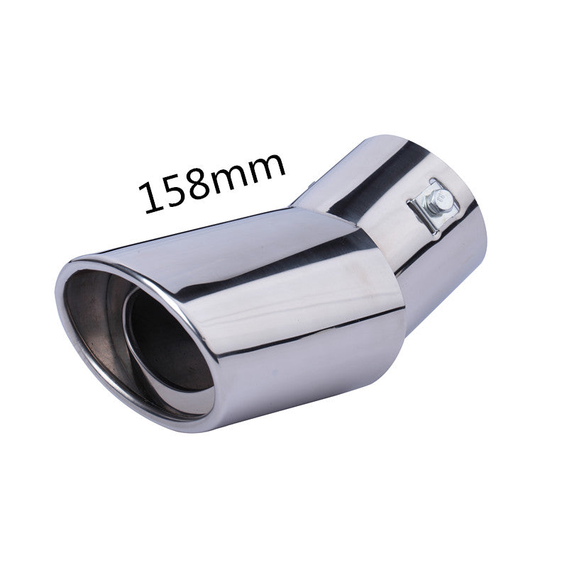 Exhaust Tip 76mm Stainless Steel silver Turndown Tip C5 – Auto Pipe Work
