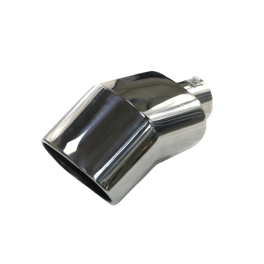 Exhaust Muffler 63mm Stainless Steel silver Turndown Tip A208 – Auto ...