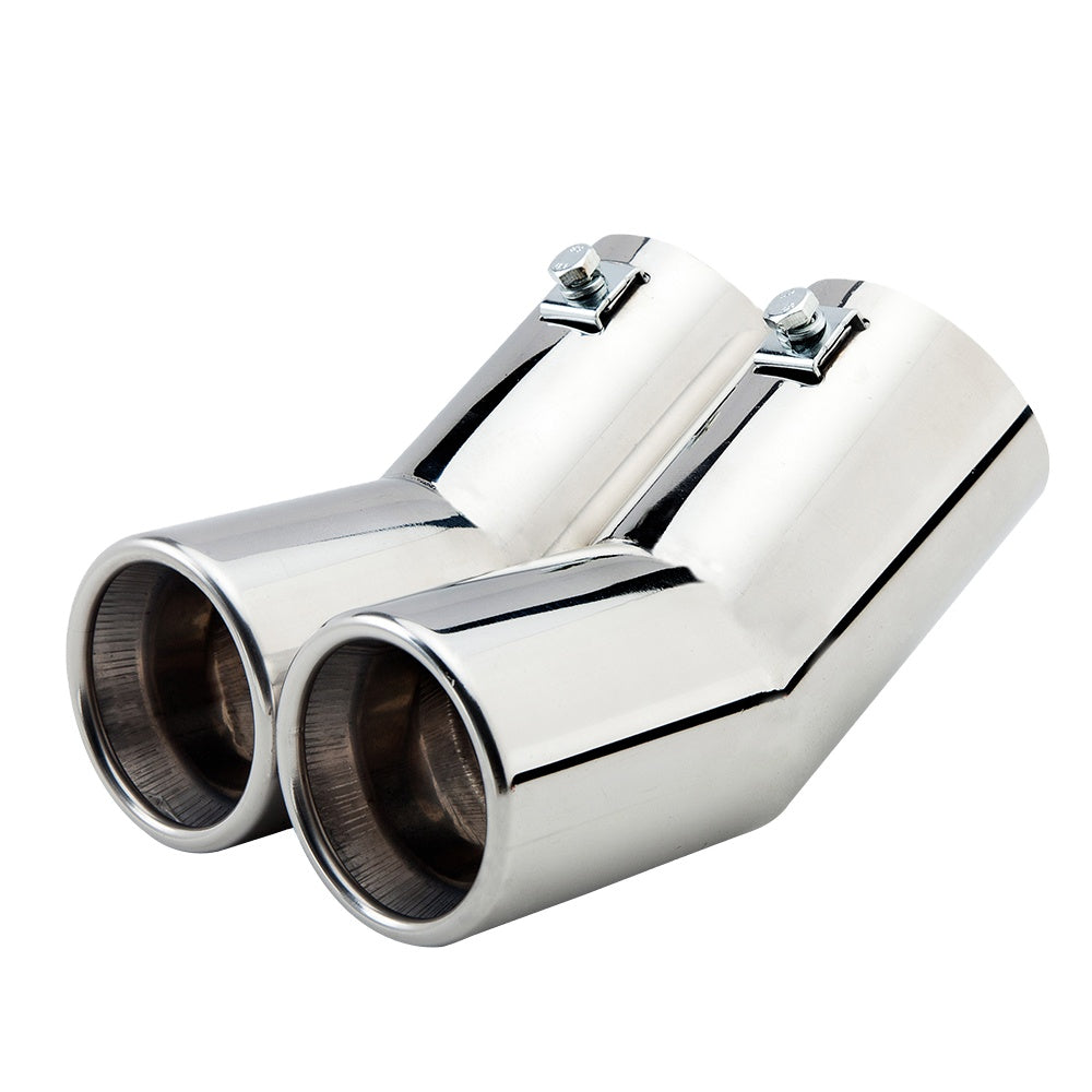 Exhaust Tip 63mm Stainless Steel silver Turndown Tip A192 – Auto Pipe Work