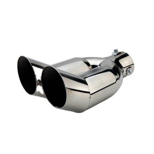 Exhaust Tip 63mm Stainless Steel silver Universal Tip A1922 – Auto Pipe ...